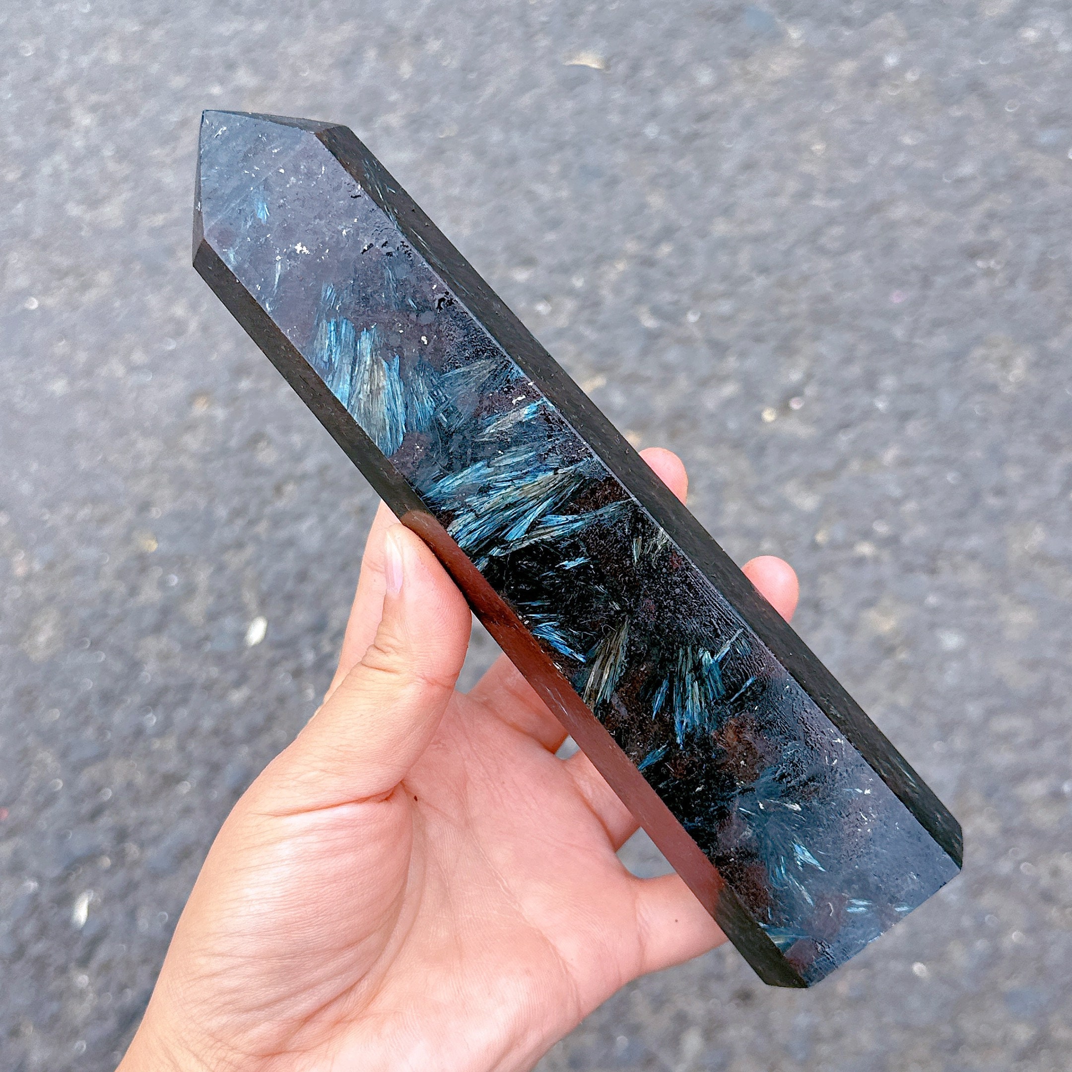 Astrophyllite Crystal Obelisk Tower - Spirit Crystals