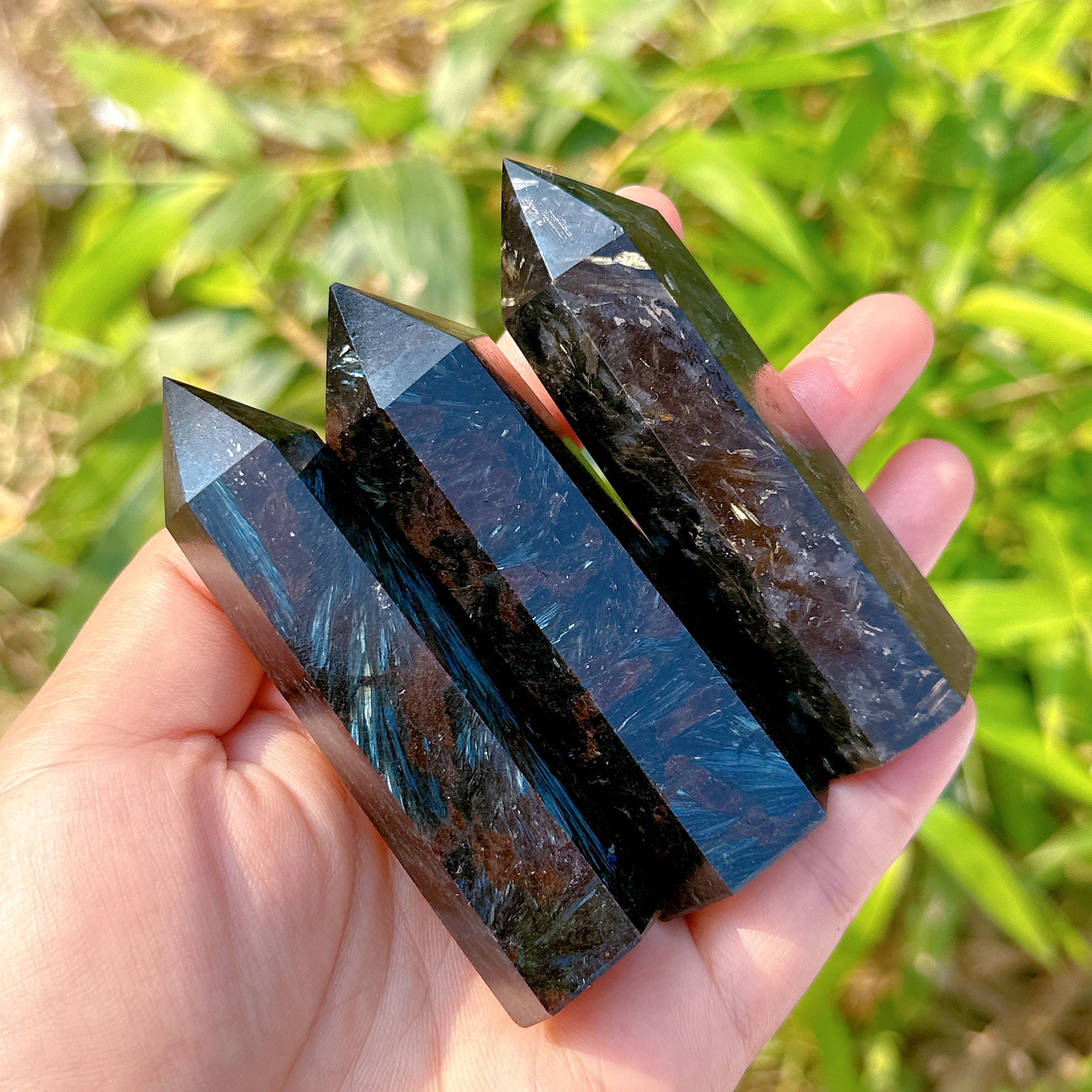 Astrophyllite Crystal Obelisk Tower - Spirit Crystals