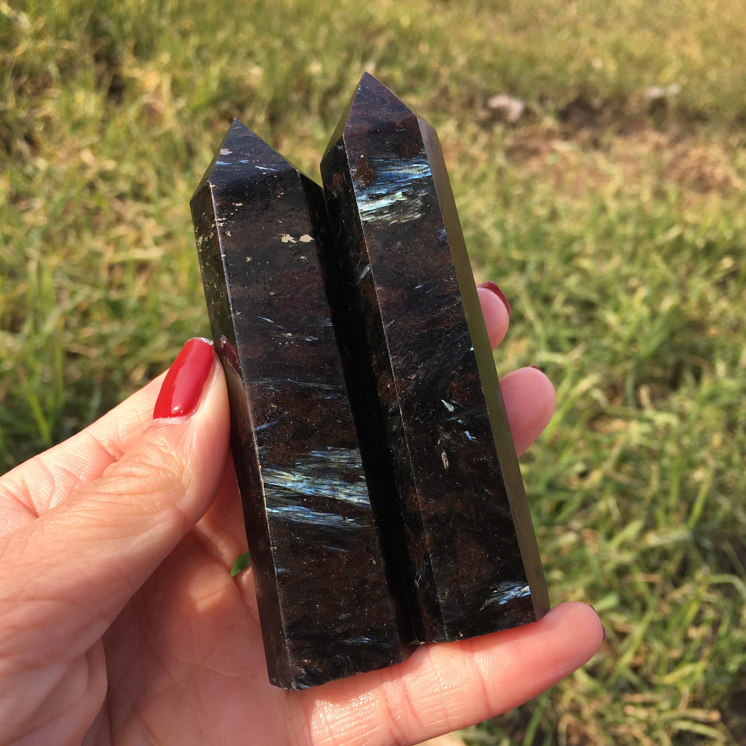 Astrophyllite Crystal Obelisk Tower - Spirit Crystals