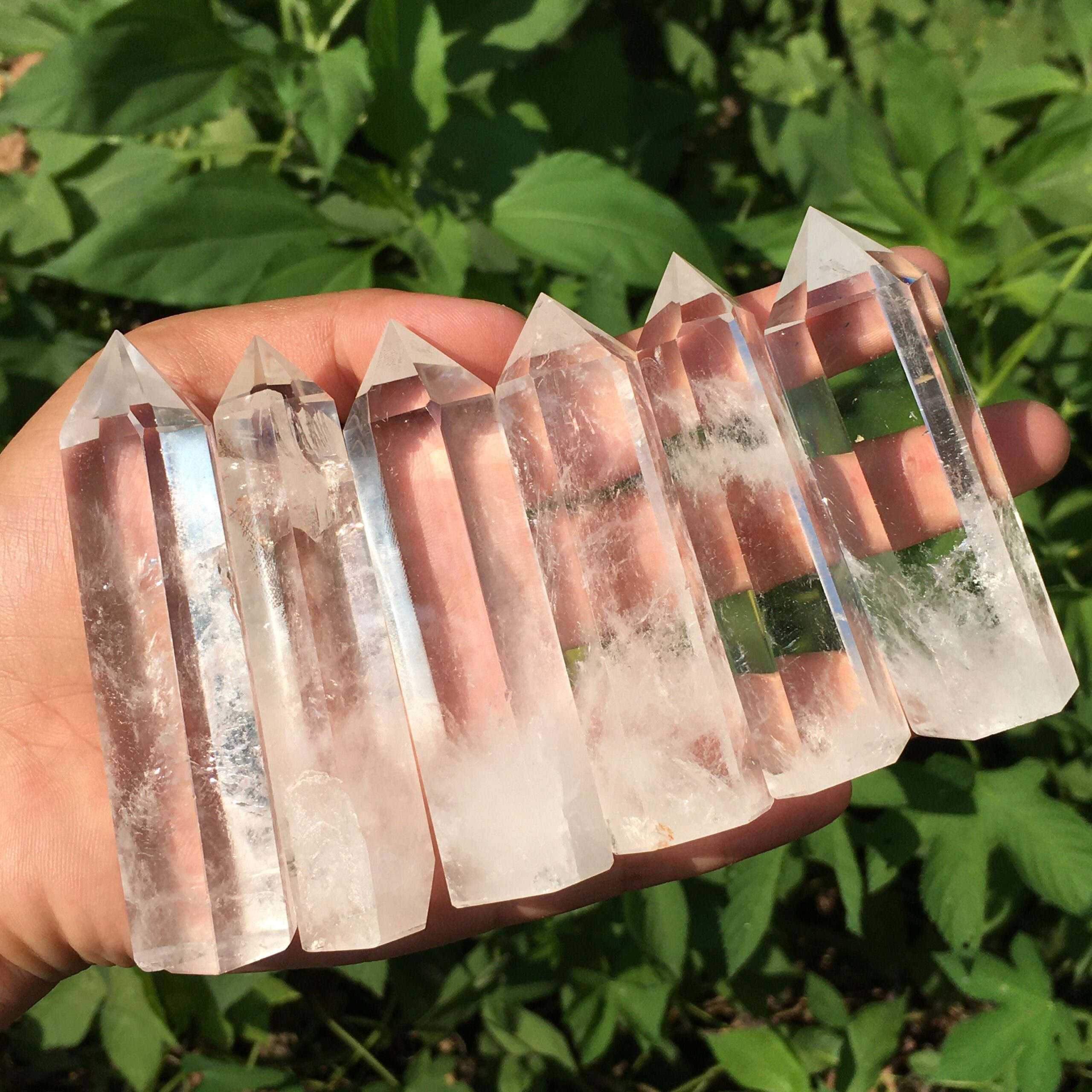 Clear Quartz Quality A Obelisk Tower - Spirit Crystals