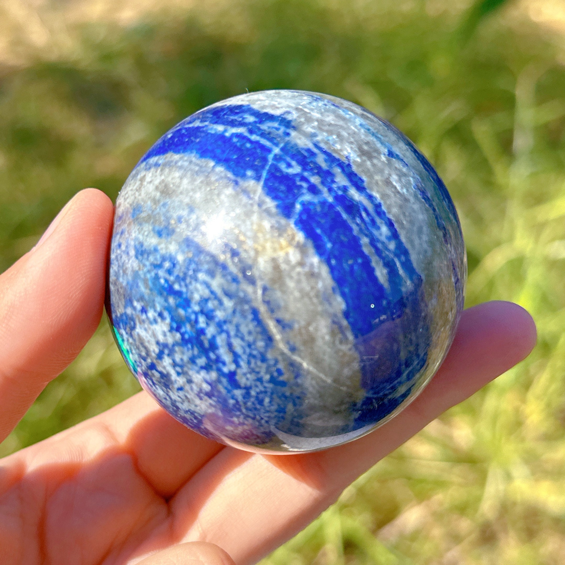 Lapis Lazuli Crystal Sphere - Spirit Crystals