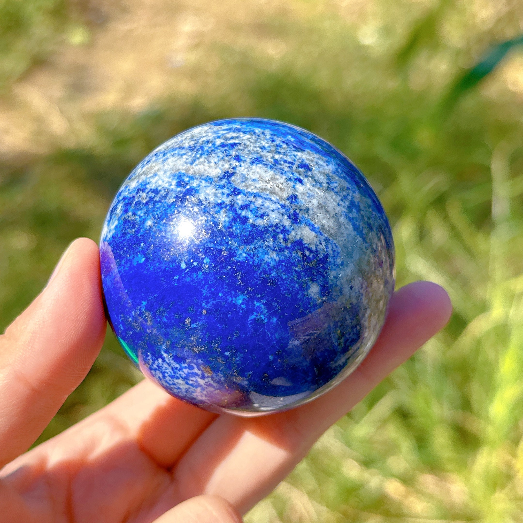 Lapis Lazuli Crystal Sphere - Spirit Crystals