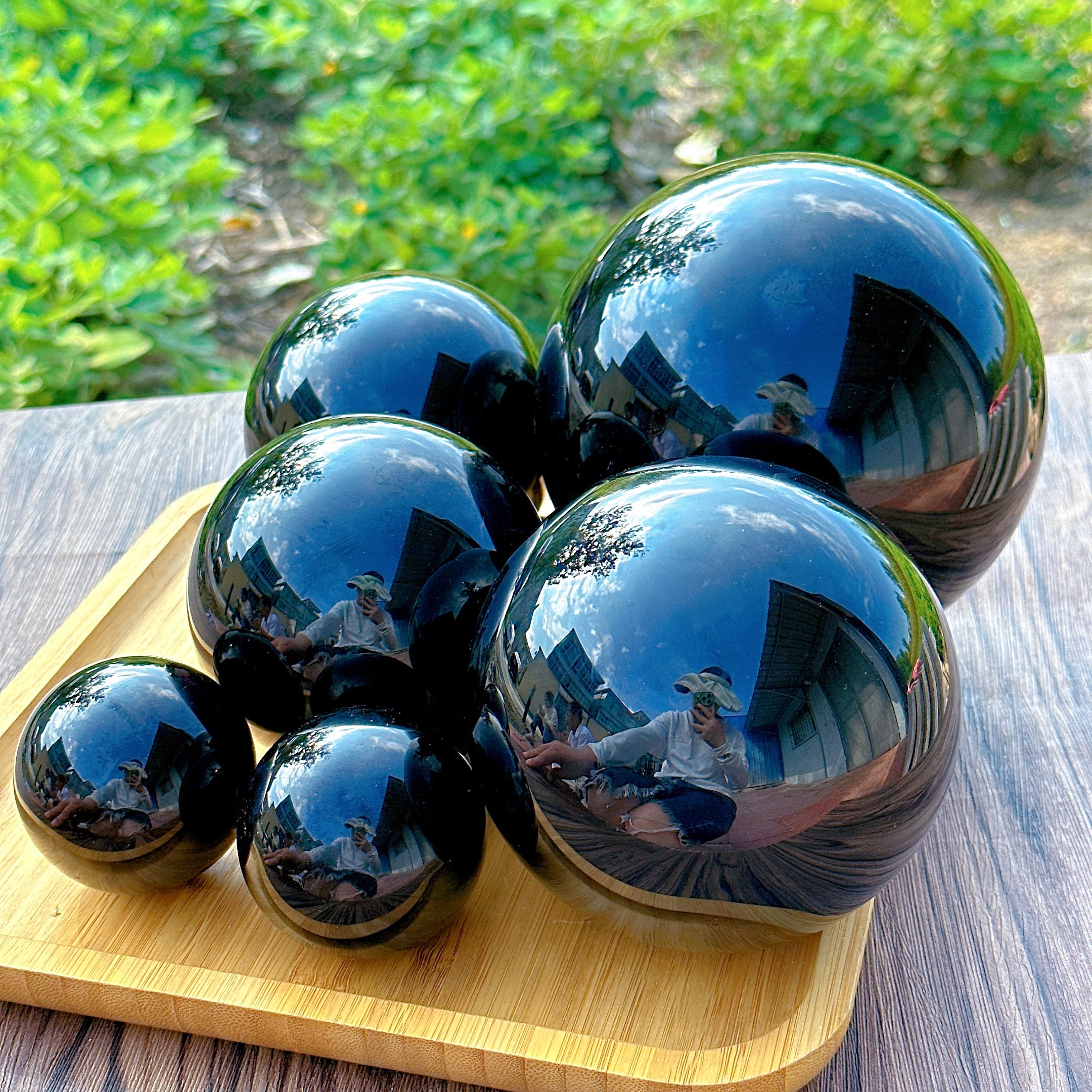Obsidian Crystal Sphere - Spirit Crystals
