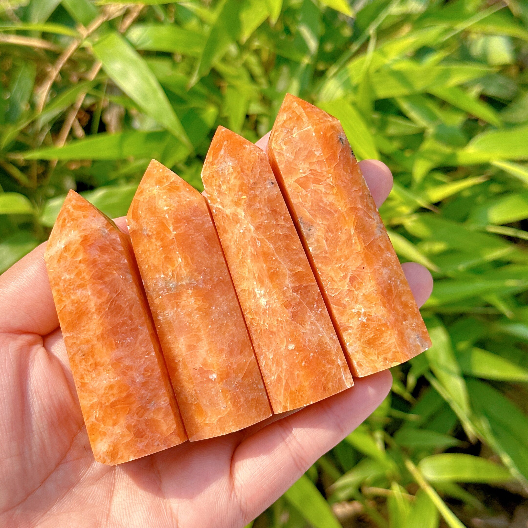 Sunstone Crystal Obelisk Tower - Spirit Crystals