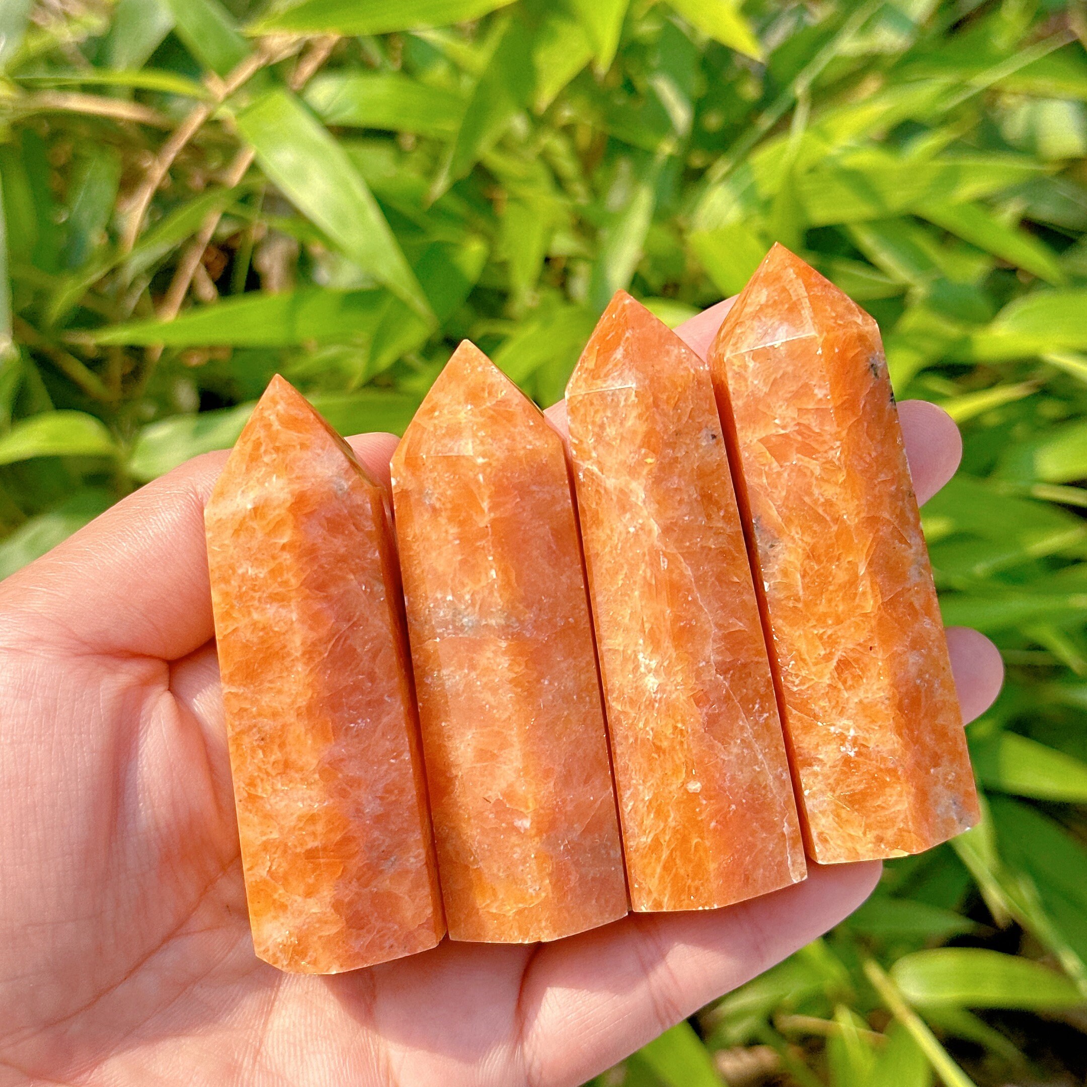 Sunstone Crystal Obelisk Tower - Spirit Crystals