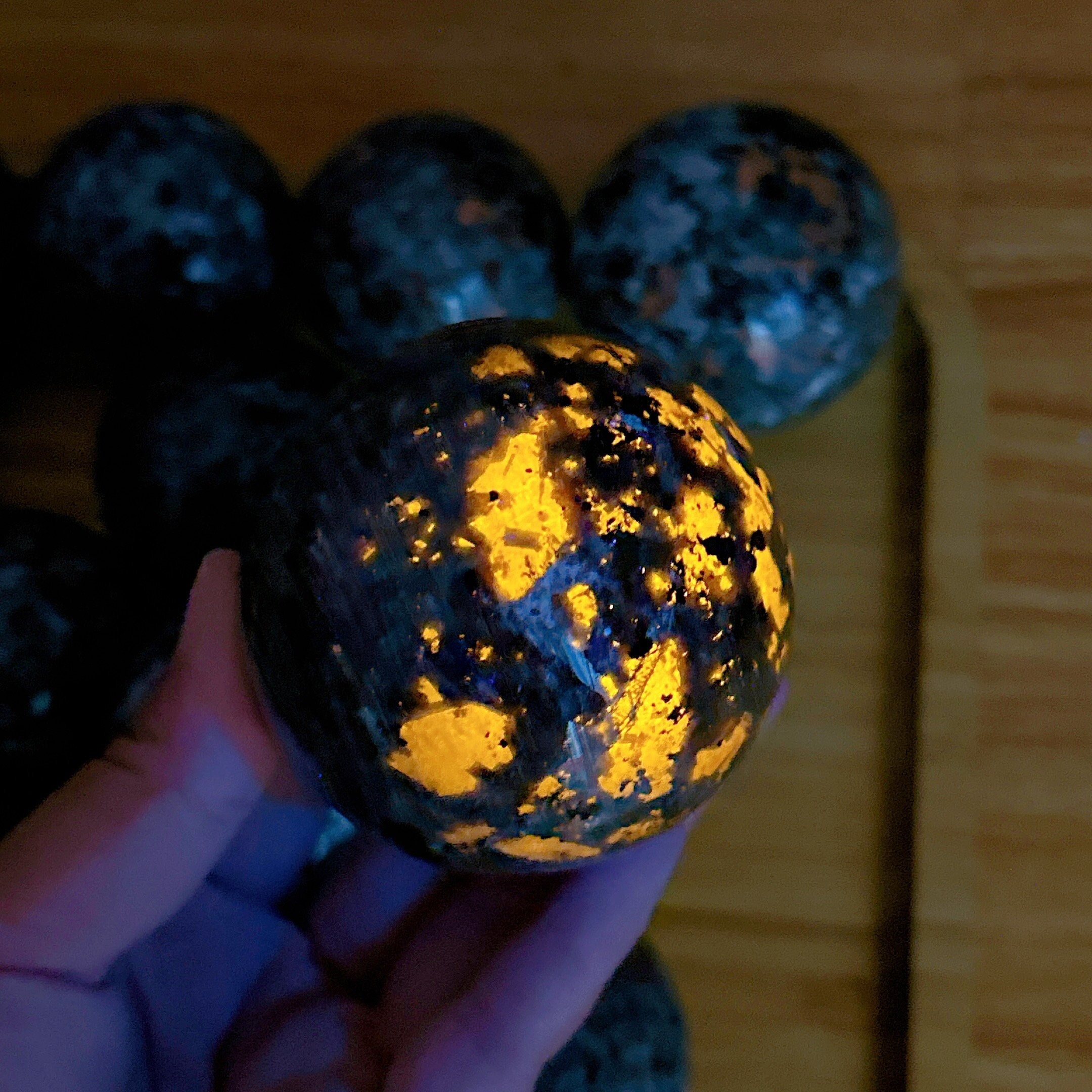 UV Reactive Yooperlite Crystal Sphere - Spirit Crystals