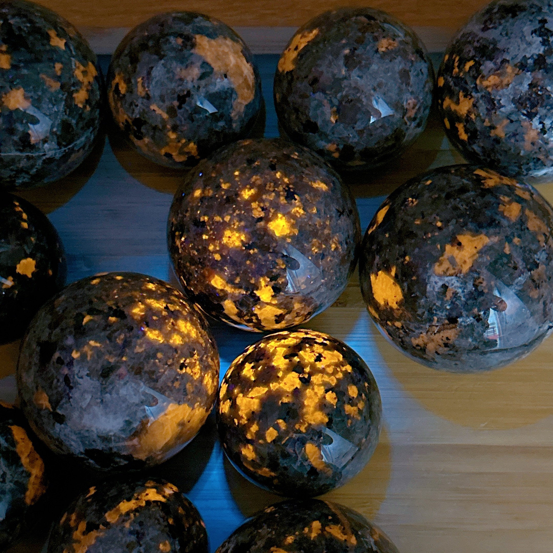 UV Reactive Yooperlite Crystal Sphere - Spirit Crystals