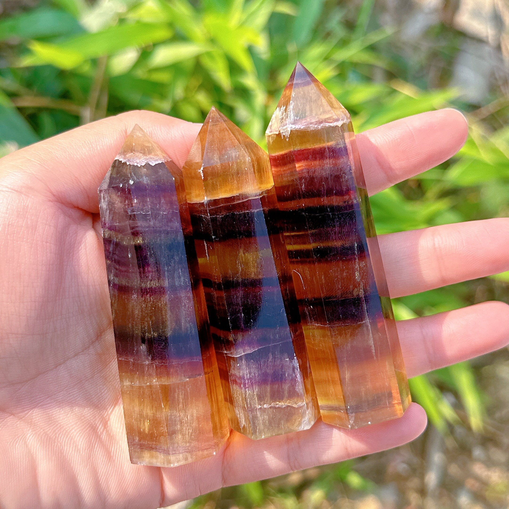 Yellow Fluorite Crystal Obelisk Tower - Spirit Crystals