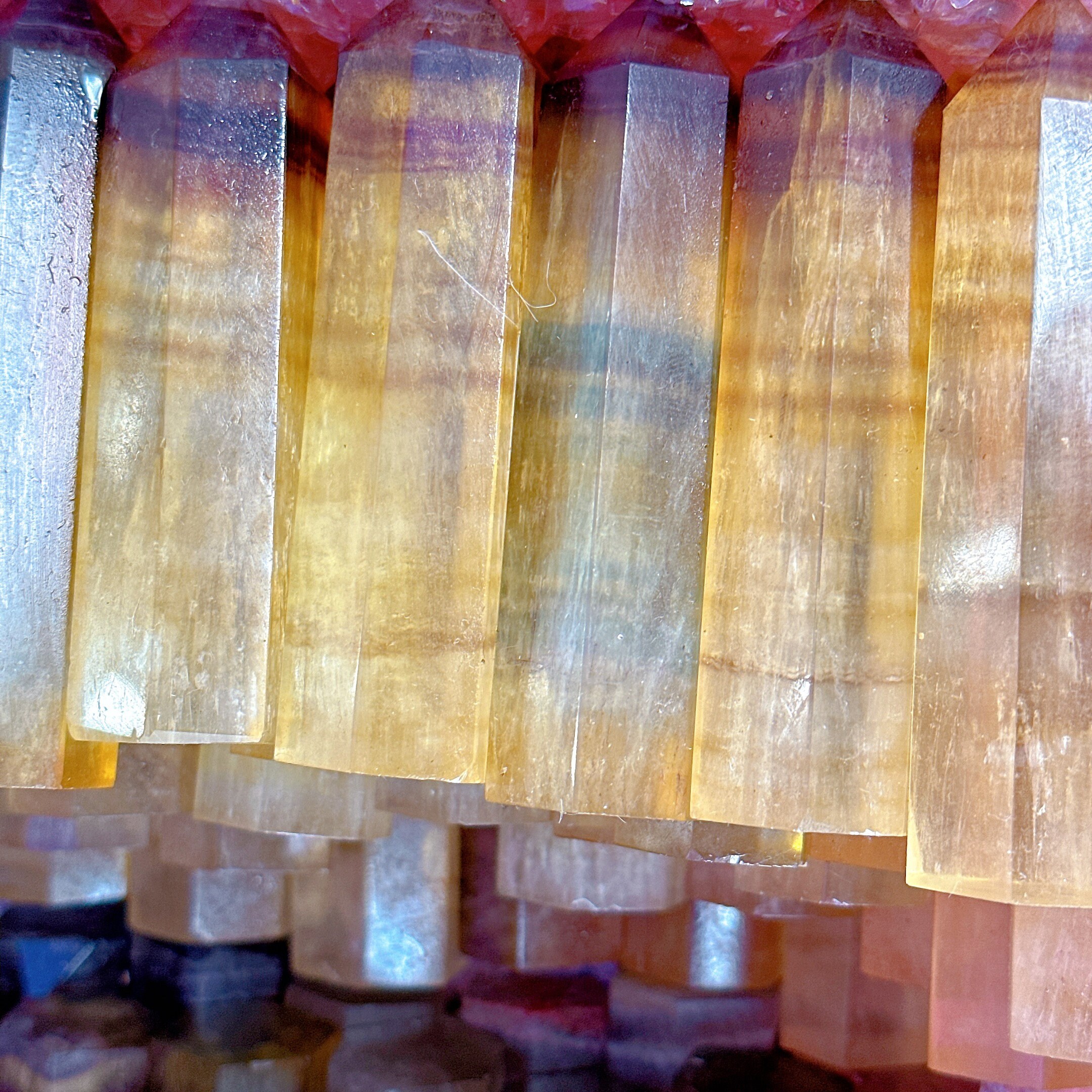 Yellow Fluorite Crystal Obelisk Tower - Spirit Crystals