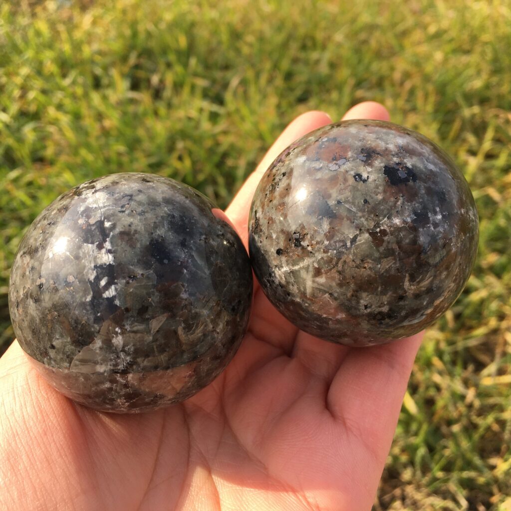 UV Reactive Yooperlite Crystal Sphere - Spirit Crystals