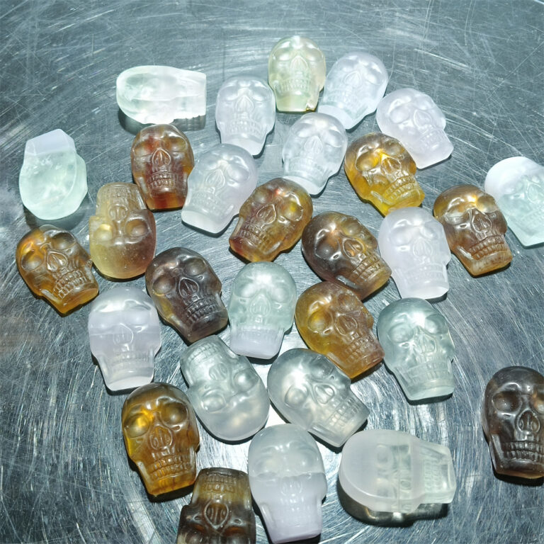 Small Fluorite Skulls – Genuine Crystal Carvings & Symbols of ...