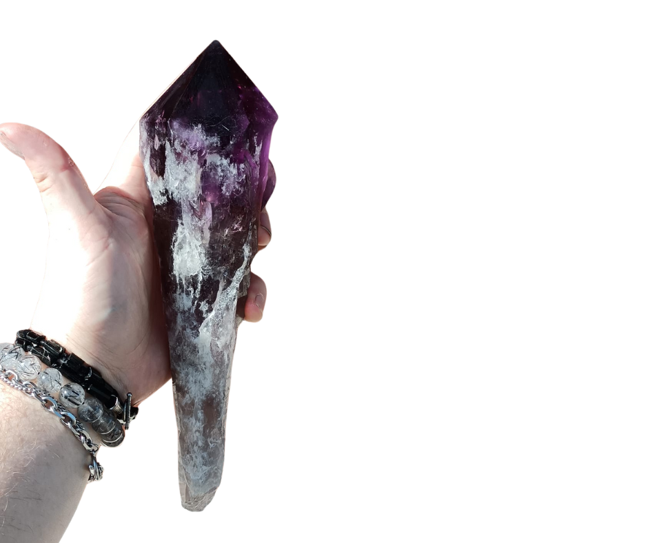 Large Amethyst Root Point (Bahia, Brazil) – 800g Raw Crystal for ...