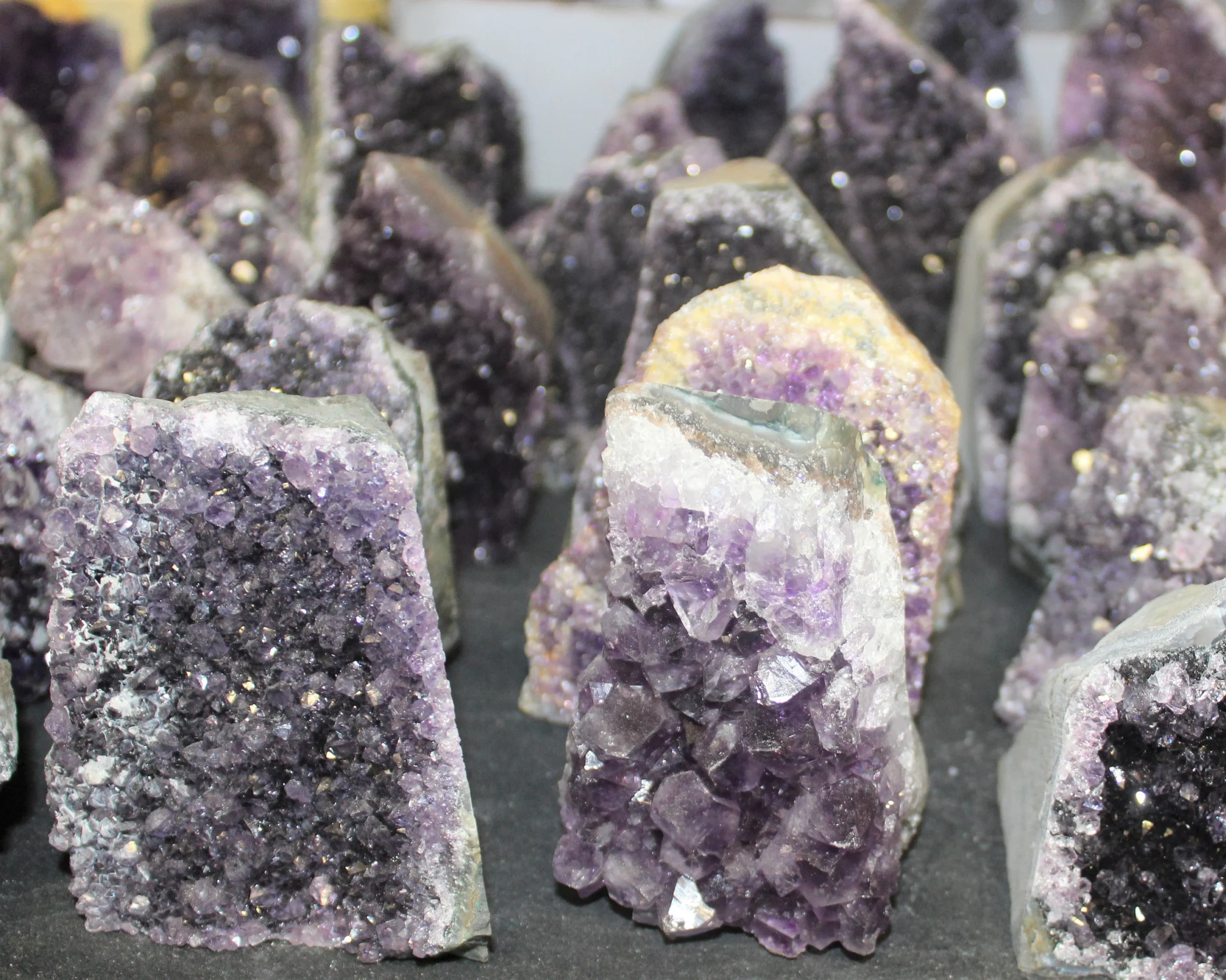 £25 Cut base amethyst (LARGE) - Spirit Crystals
